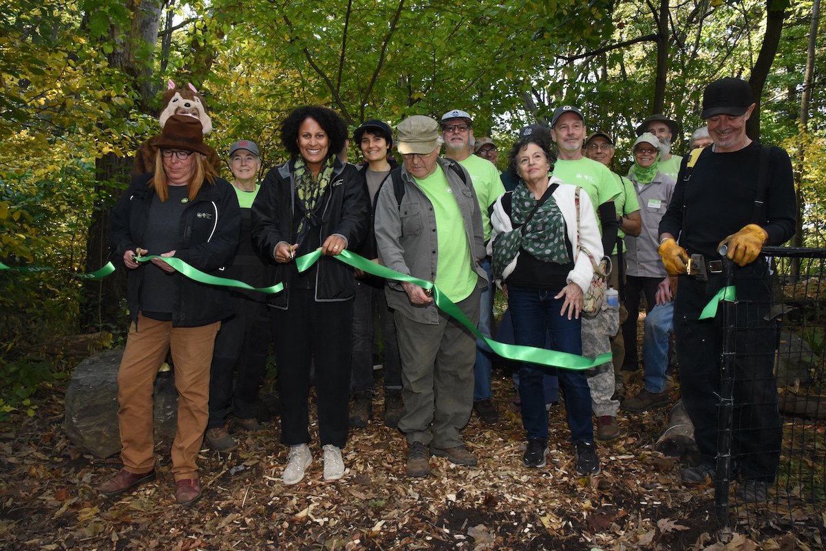 Ribbon Cut on New Fallkill Trail in Prospect Park - Prospect Park Alliance